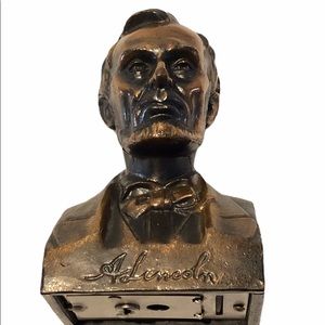 Accents | Abraham Lincoln Bronzed Copper Head Sculpture | Poshmark